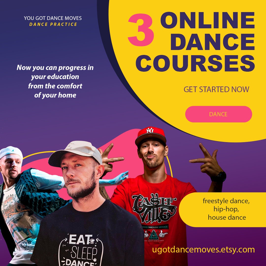 3 Courses Hip Hop, House Dance - Etsy
