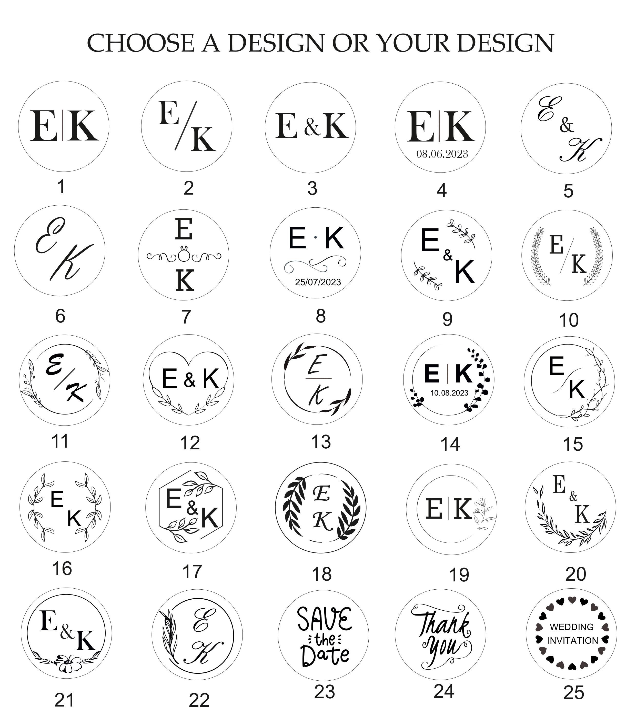 Custom Chocolate Stamp, Chocolate Seals, Personalized Chocolate Stamp ...