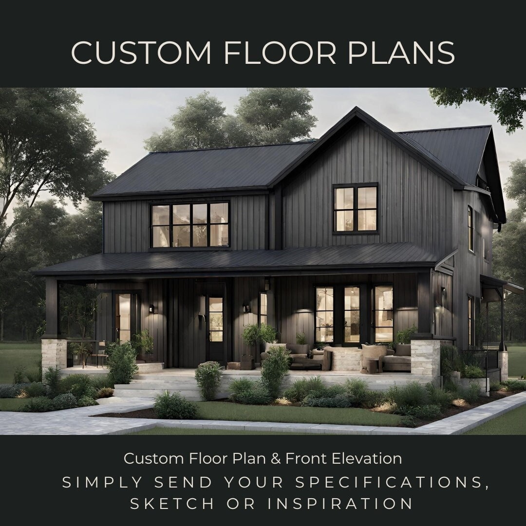 Custom Floor Plan, Custom House Floor Plan, Custom Floor Plan From ...