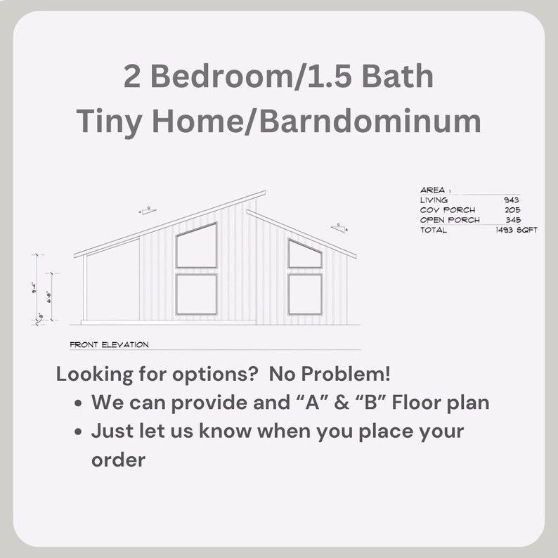 Custom Tiny Home Floor Plans, Barndominium Floor Plans, House Floor ...