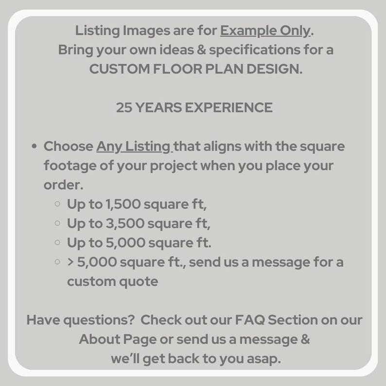Custom Floor Plan, Custom House Floor Plan, Custom Floor Plan From ...