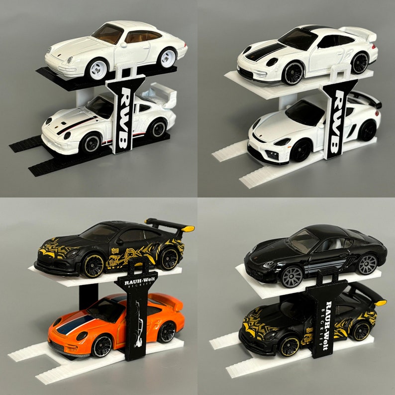 Diecast Car Lift - Porsche RWB Model Car Diorama Lift - 1.64 Scale Lift ...