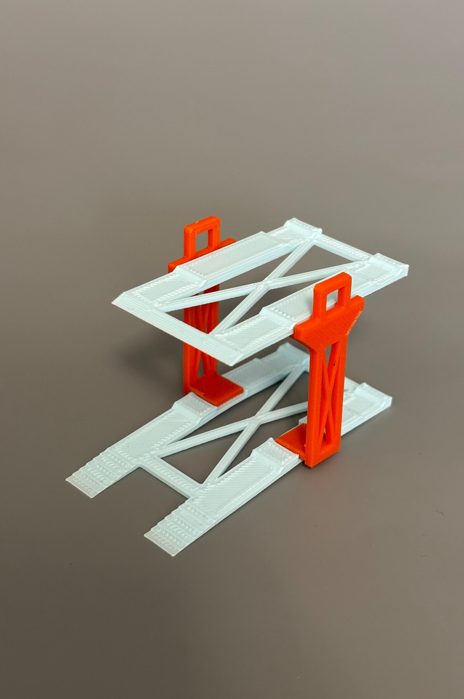 Diecast Car Lift Gulf Model Car Diorama Lift 1/64 Scale Lift for 2 Cars ...