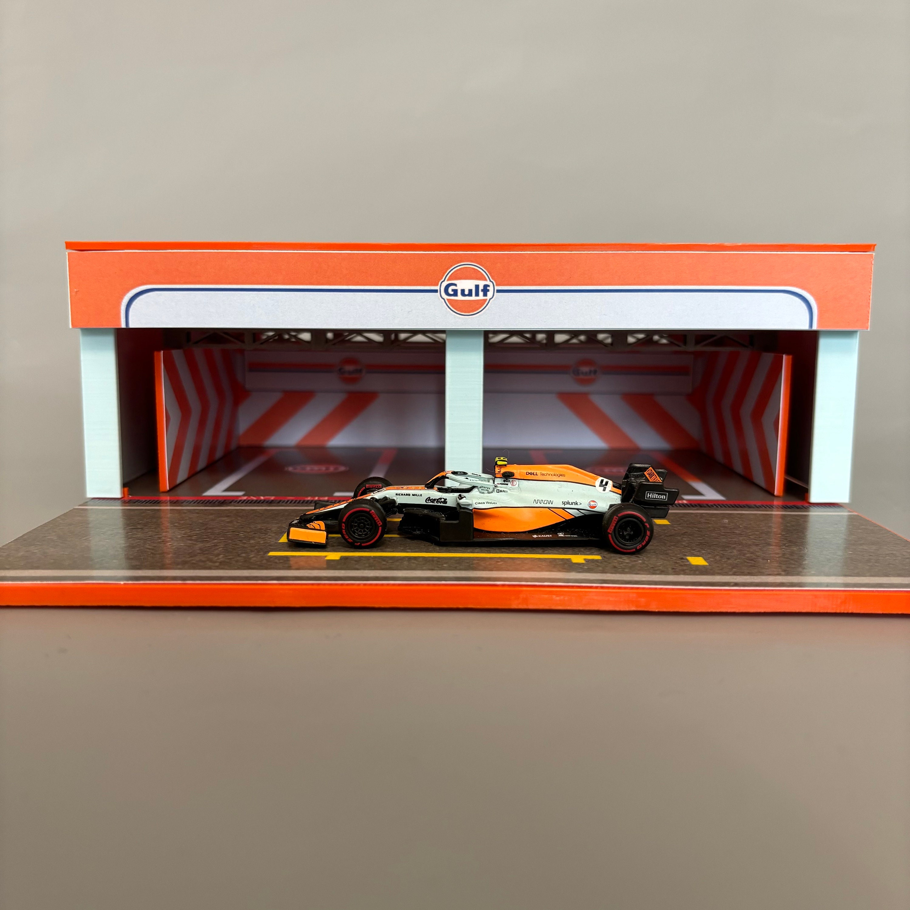 Pit Garage Diorama - Gulf Pit Garage Diorama - Garage Diorama - F1 ...