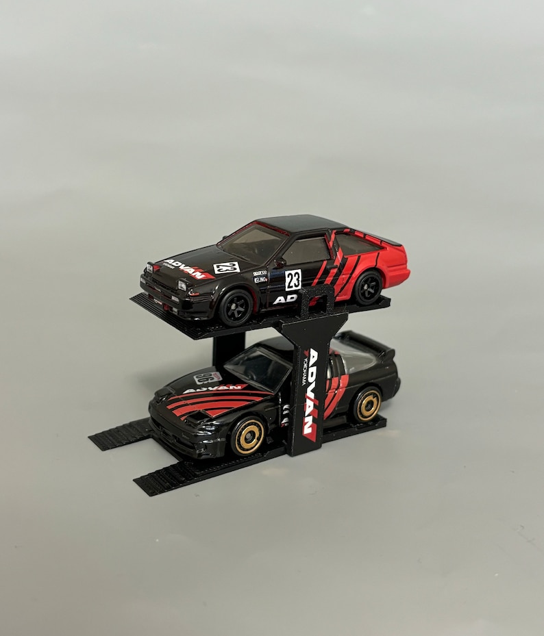 Diecast Car Lift - Advan Model Car Diorama Lift - 1.64 Scale Lift for 2 ...