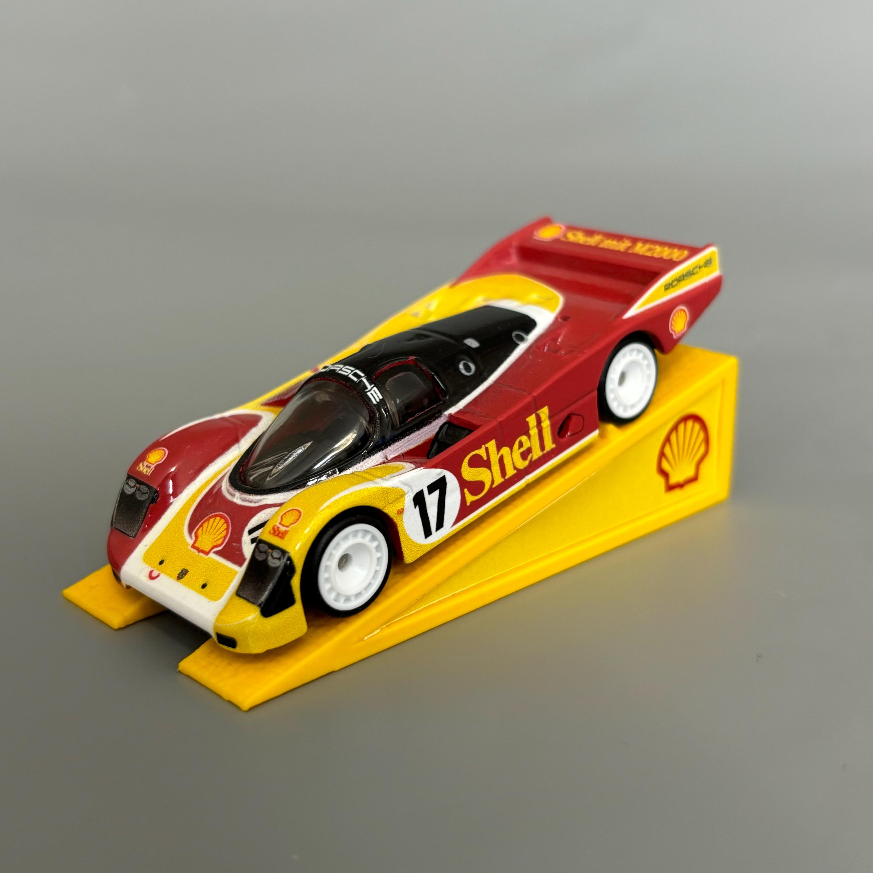 Ramp for Shell - Hot Wheels Ramp Stand - Ramp Display Stand - 1/64 ...