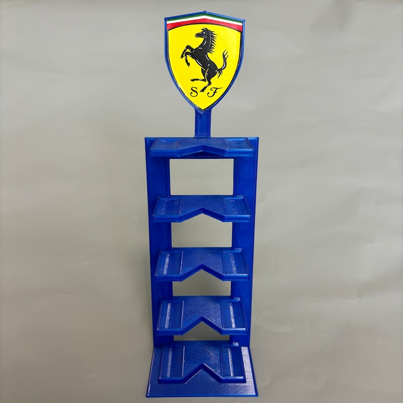 Stand for 10 Cars - Ferrari Car Display Stand - 1/64 Scale Model Car ...