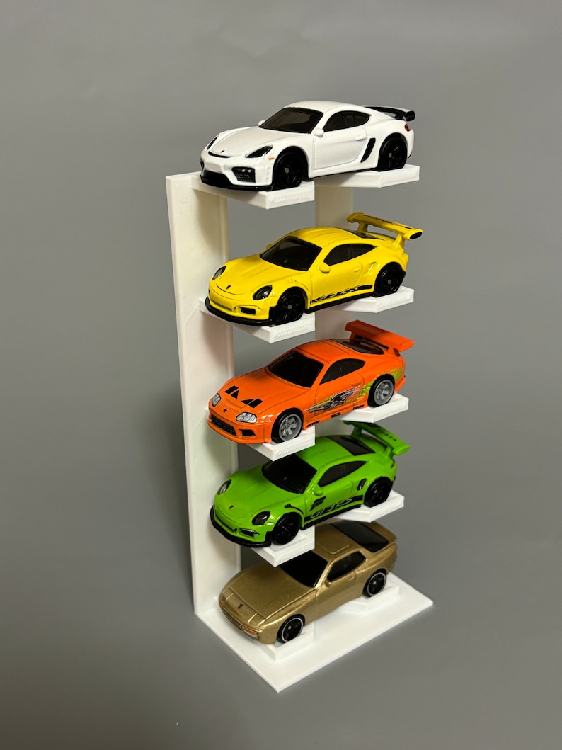 Stand for 5 Cars Hot Wheels Car Display Stand 1/64 Scale Model Car ...