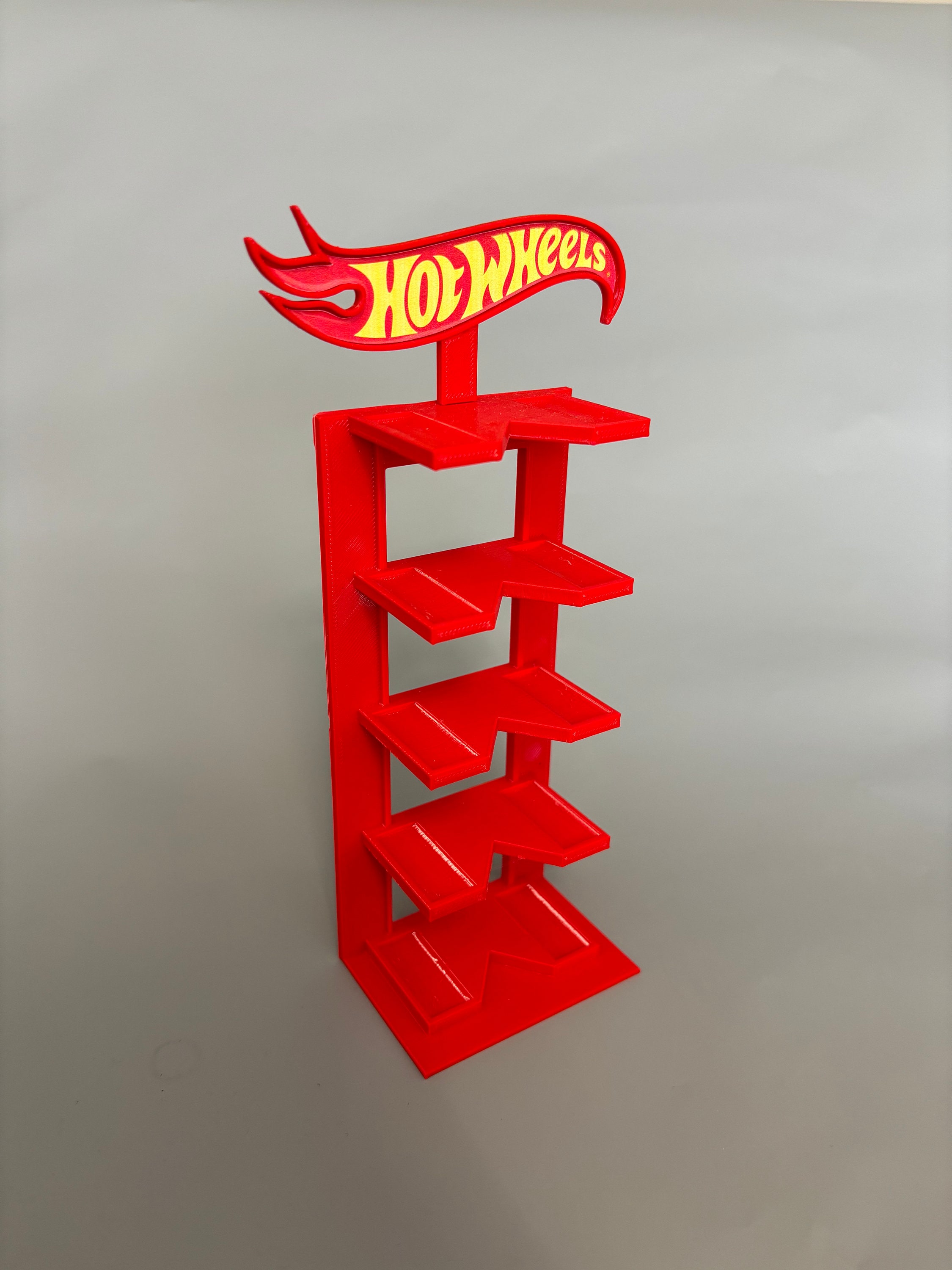 Stand for 5 Cars - Hot Wheels Car Display Stand - 1/64 Scale Model Car ...
