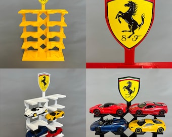 Stand for 10 Cars Hot Wheels Car Display Stand 1/64 Scale Model Car ...