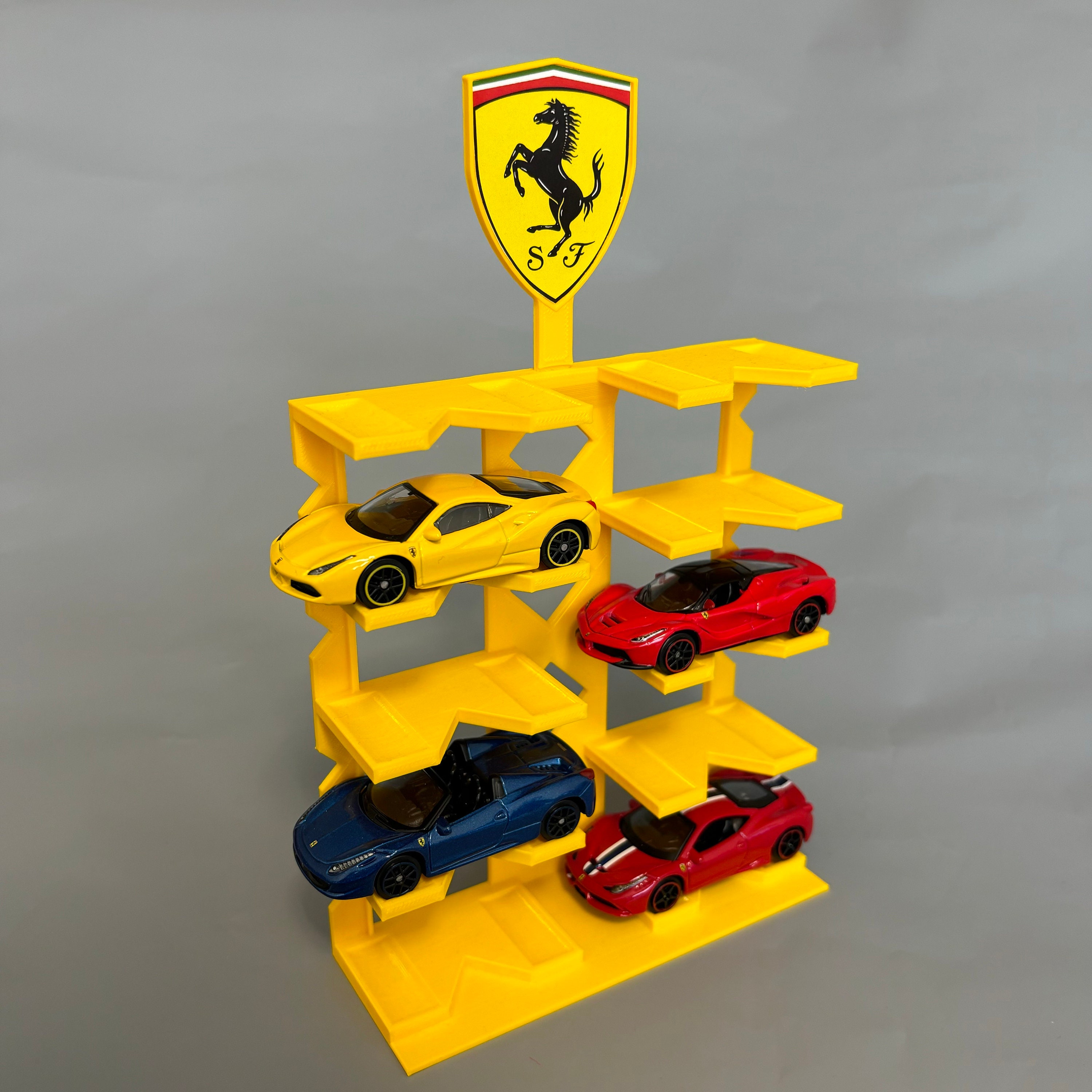 Stand for 10 Cars - Ferrari Car Display Stand - 1/64 Scale Model Car ...
