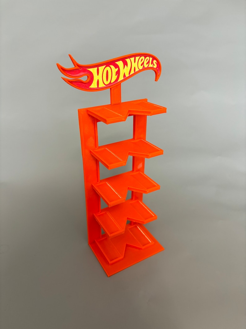 Stand for 5 Cars - Hot Wheels Car Display Stand - 1/64 Scale Model Car ...
