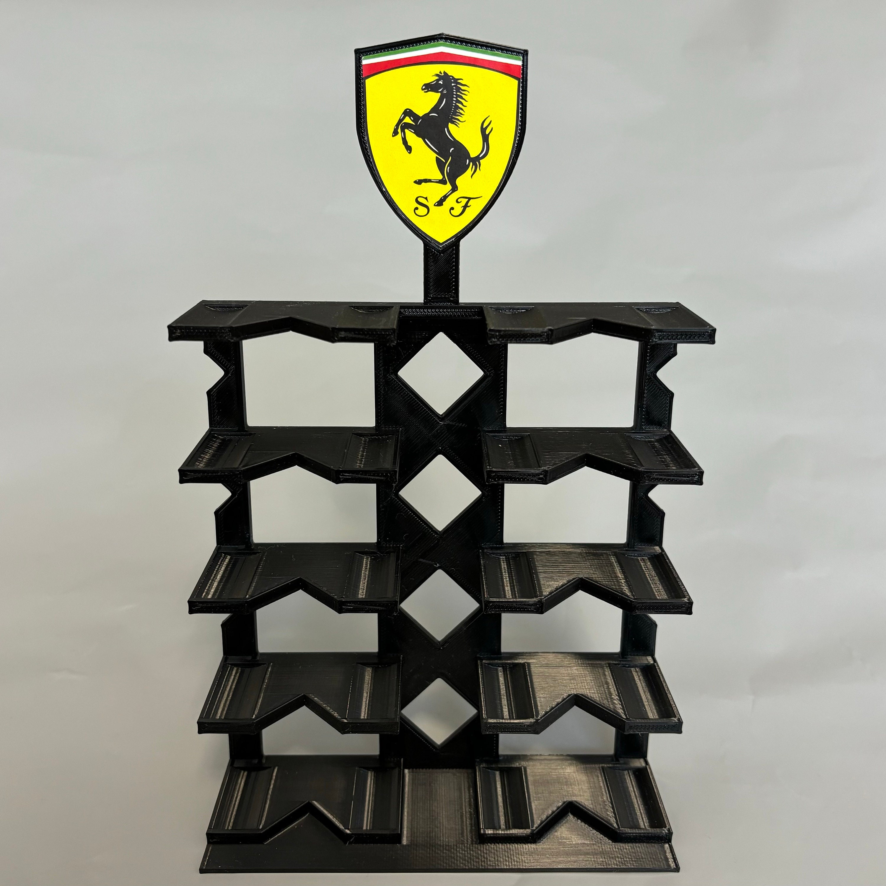 Stand for 10 Cars Ferrari Car Display Stand 1/64 Scale Model Car ...