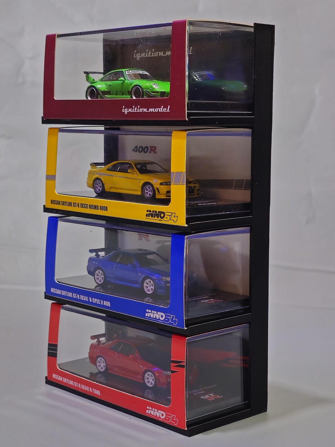 Wall Shelf for Plexy Models - Wall Shelf for 4 Cars- Stand for 4 Cars ...