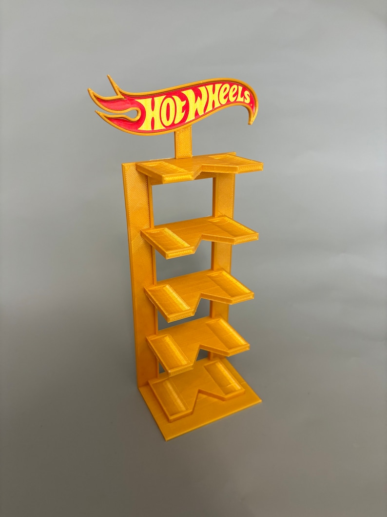 Stand for 5 Cars - Hot Wheels Car Display Stand - 1/64 Scale Model Car ...