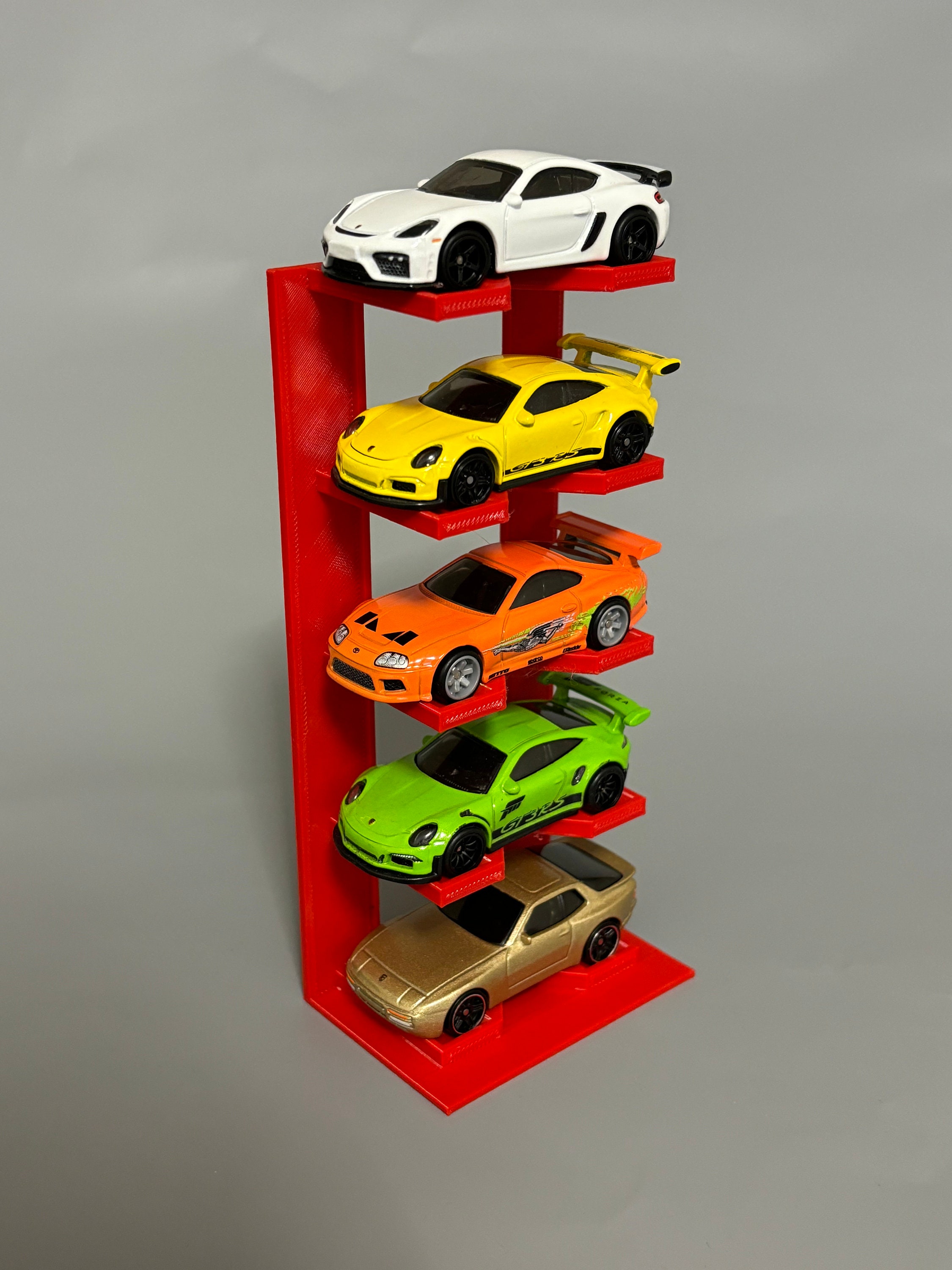 Stand for 5 Cars Hot Wheels Car Display Stand 1/64 Scale Model Car ...