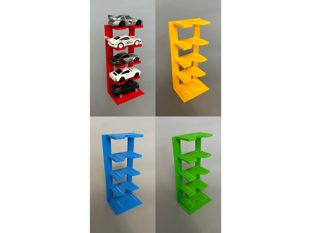 Stand for 5 Cars Hot Wheels Car Display Stand 1/64 Scale Model Car ...