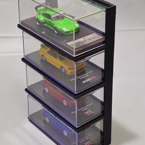 Wall Shelf for Plexy Models - Wall Shelf for 4 Cars- Stand for 4 Cars ...