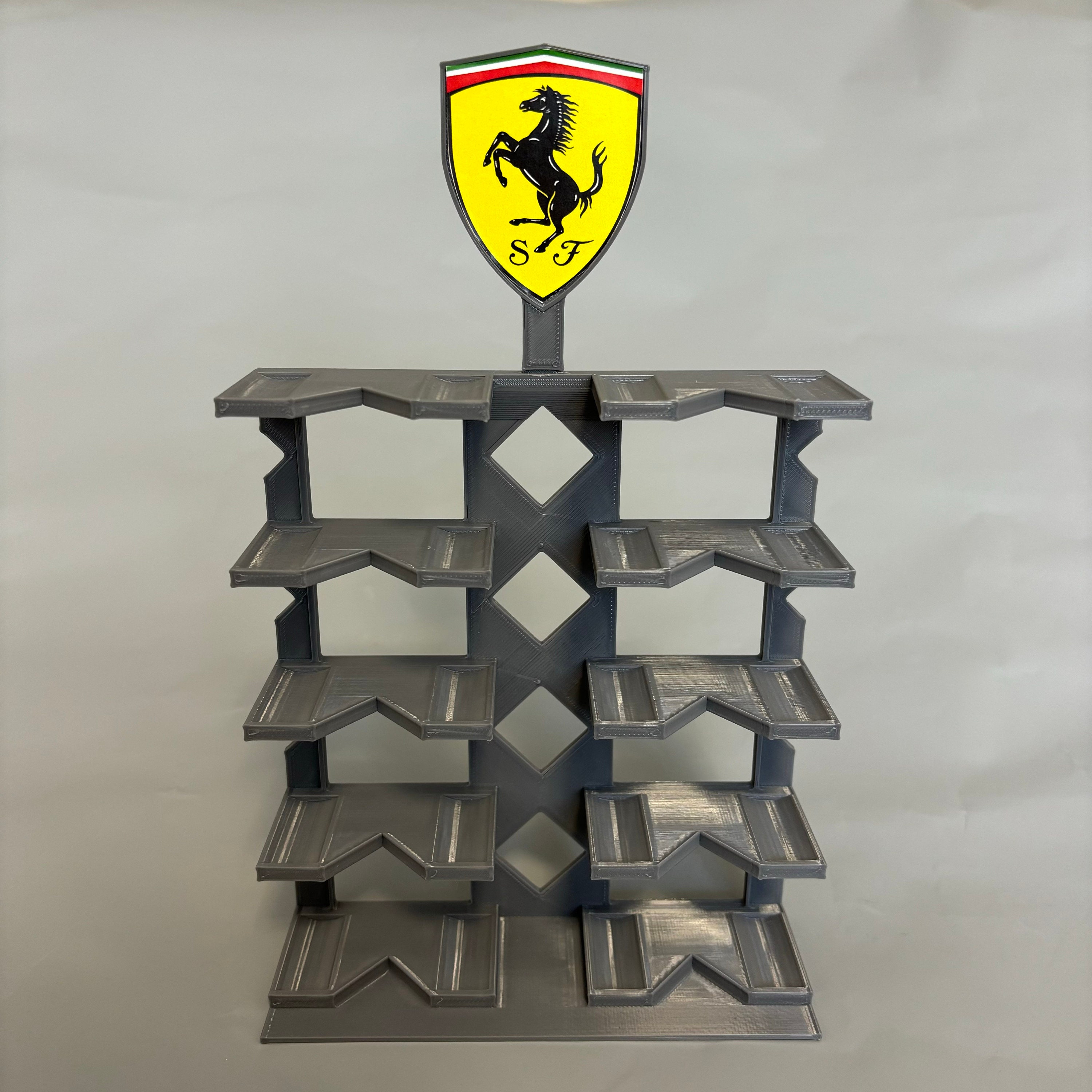 Stand for 10 Cars Ferrari Car Display Stand 1/64 Scale Model Car ...