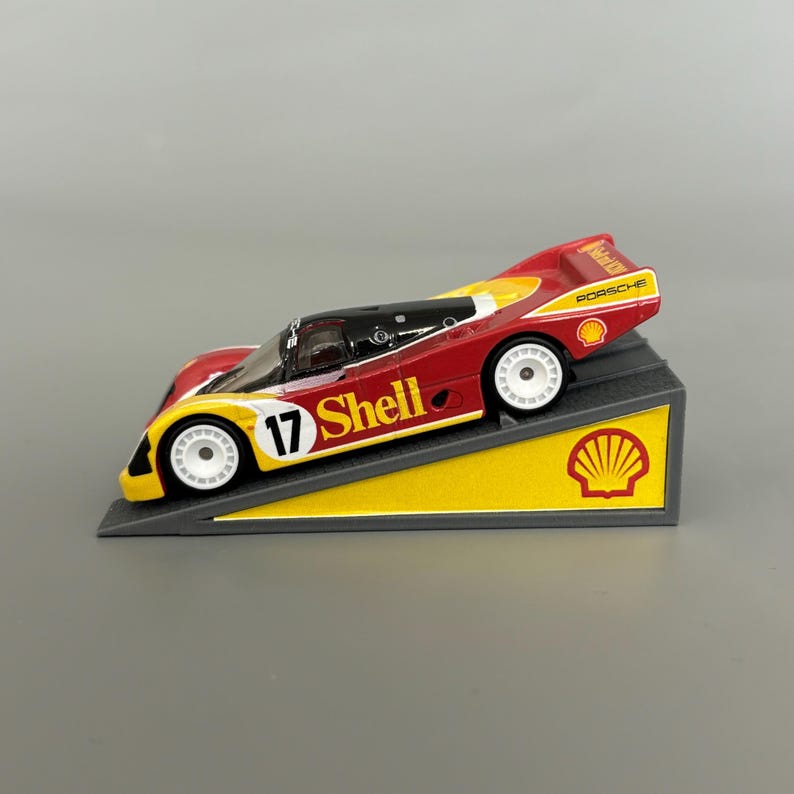 Ramp for Shell - Hot Wheels Ramp Stand - Ramp Display Stand - 1/64 ...