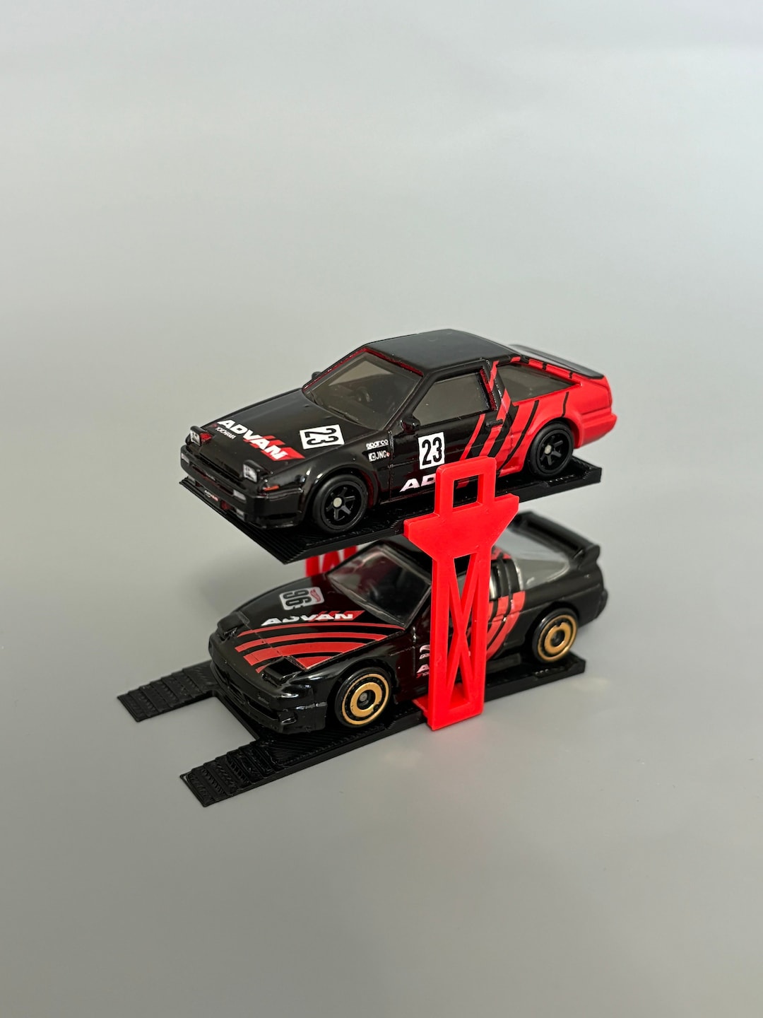 Diecast Car Lift Advan Model Car Diorama Lift 1.64 Scale Lift for 2 ...