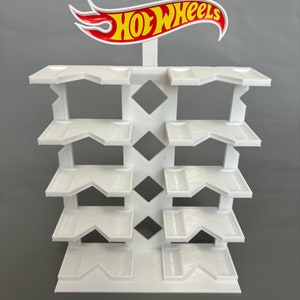 Stand for 10 Cars - Hot Wheels Car Display Stand - 1/64 Scale Model Car ...