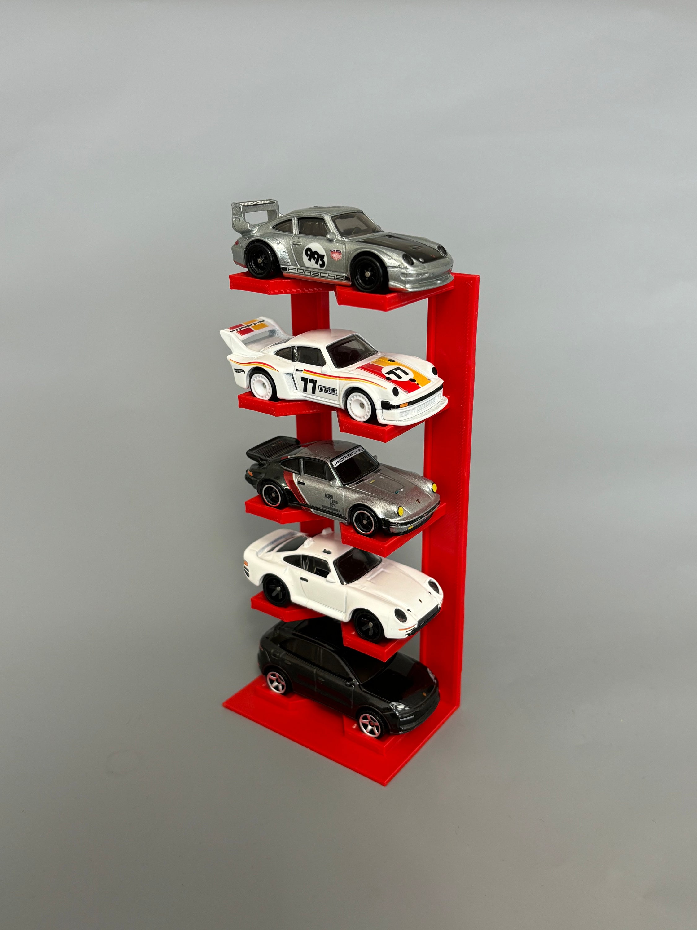 Stand for 5 Cars - Hot Wheels Car Display Stand - 1/64 Scale Model Car ...