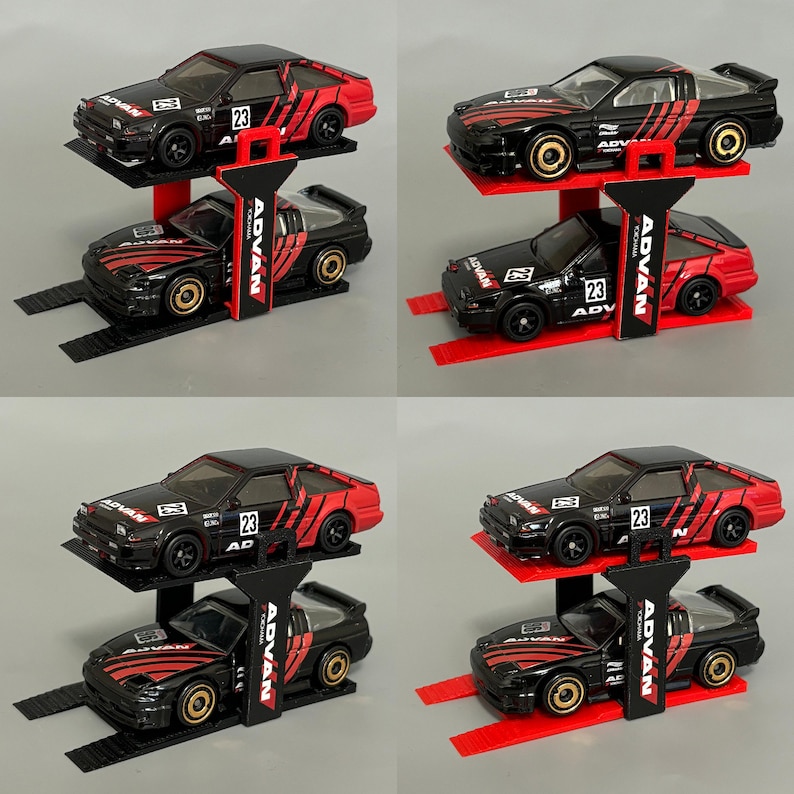 Diecast Car Lift - Advan Model Car Diorama Lift - 1.64 Scale Lift for 2 ...