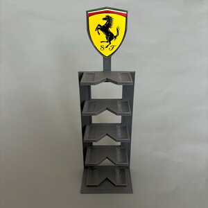 Stand for 10 Cars - Ferrari Car Display Stand - 1/64 Scale Model Car ...