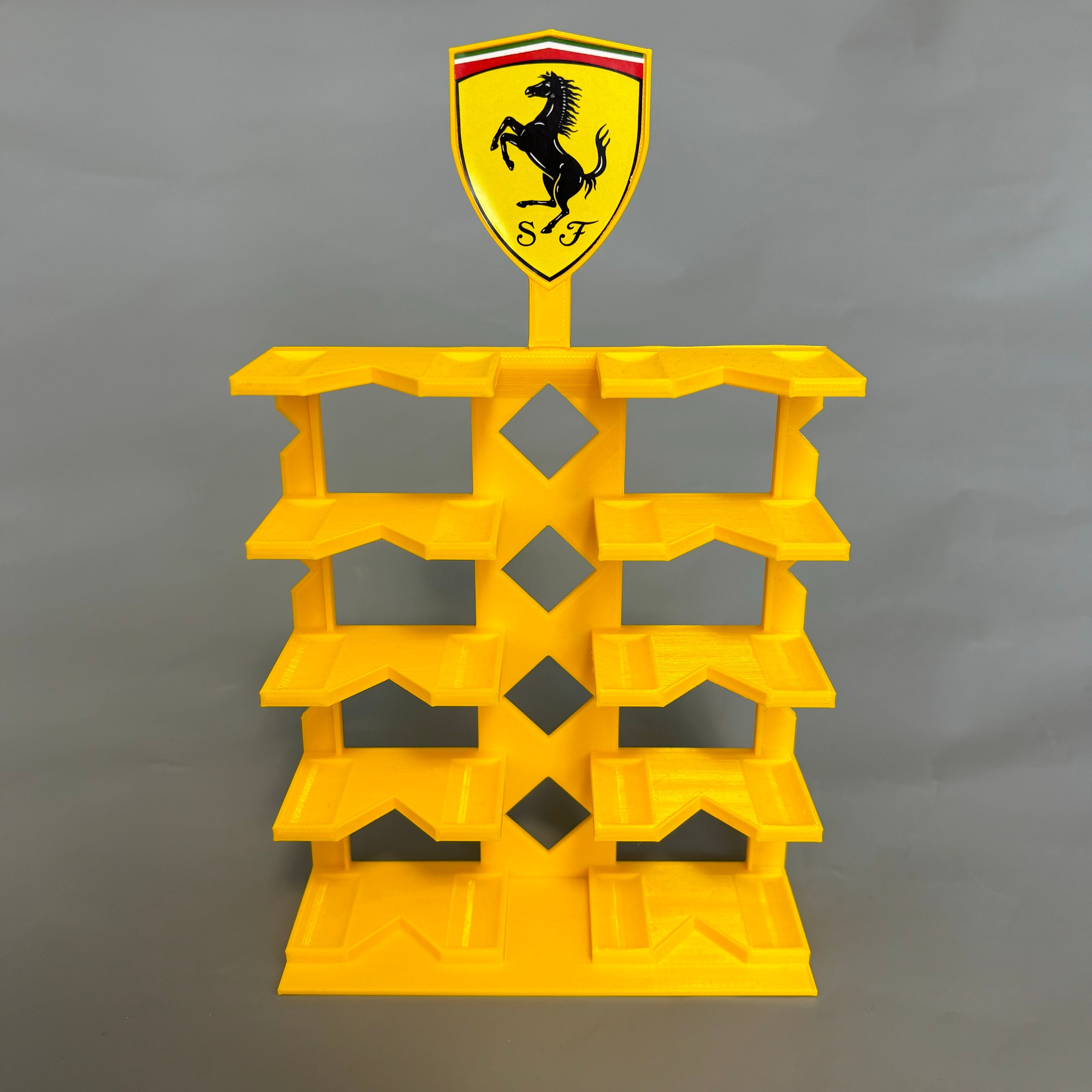 Stand for 10 Cars - Ferrari Car Display Stand - 1/64 Scale Model Car ...