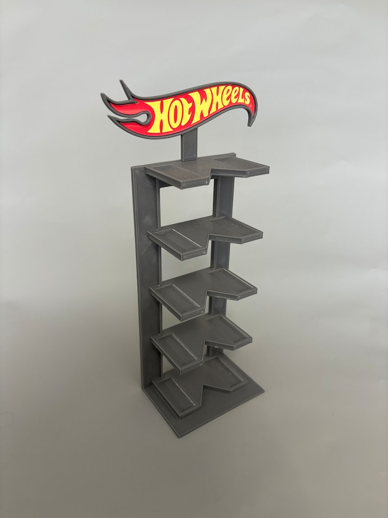 Stand for 5 Cars - Hot Wheels Car Display Stand - 1/64 Scale Model Car ...
