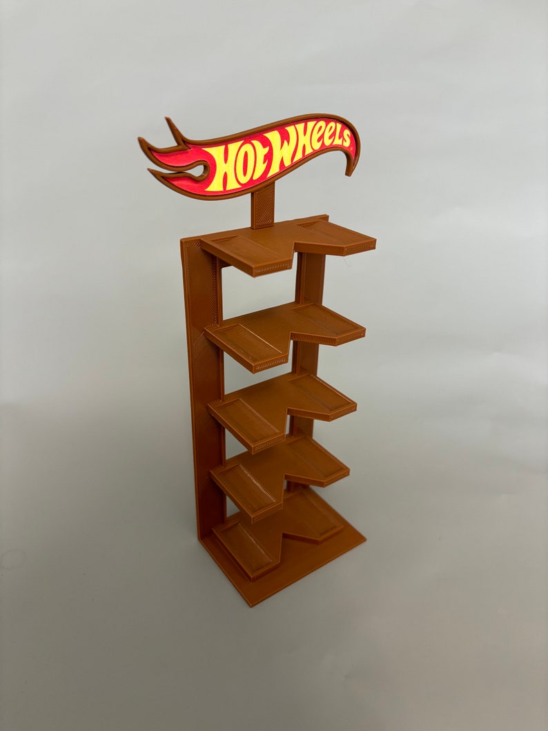 Stand for 5 Cars - Hot Wheels Car Display Stand - 1/64 Scale Model Car ...