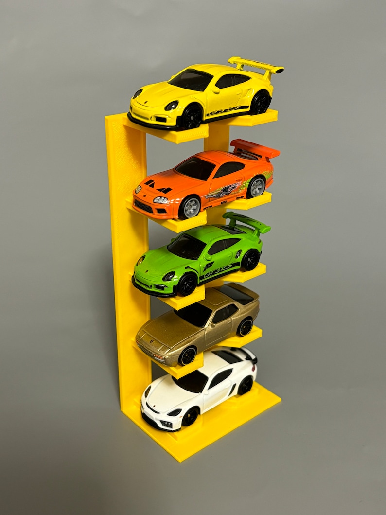 Stand for 5 Cars Hot Wheels Car Display Stand 1/64 Scale Model Car ...