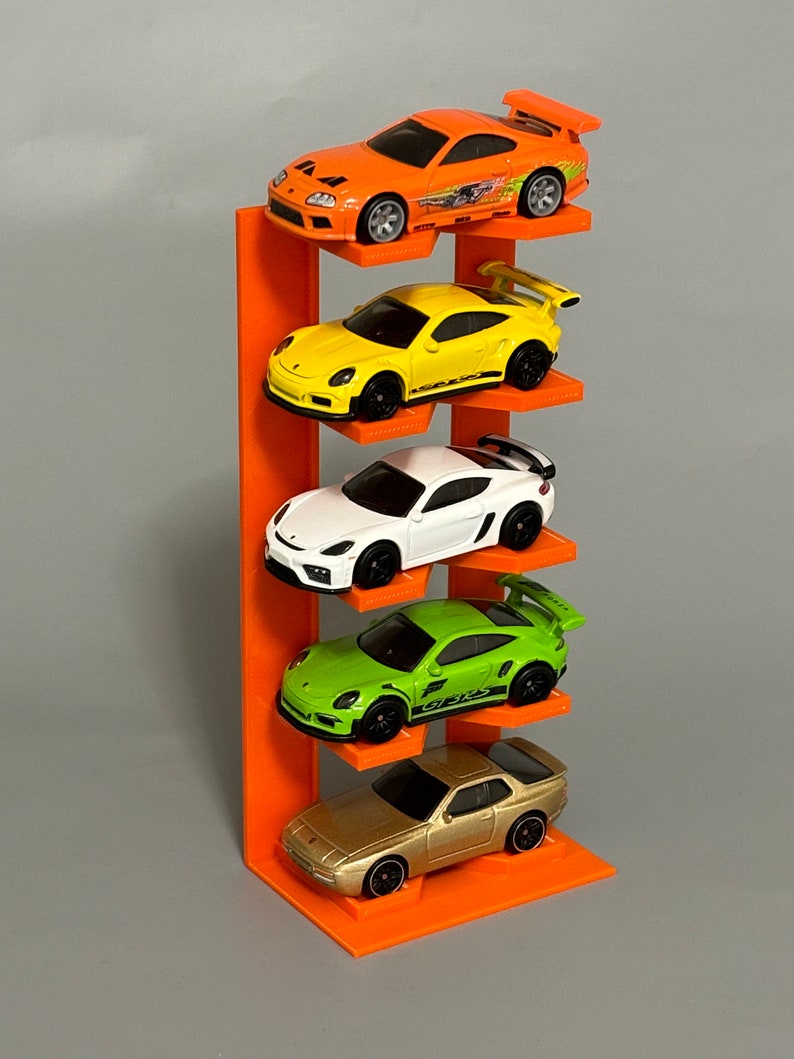 Stand for 5 Cars Hot Wheels Car Display Stand 1/64 Scale Model Car ...