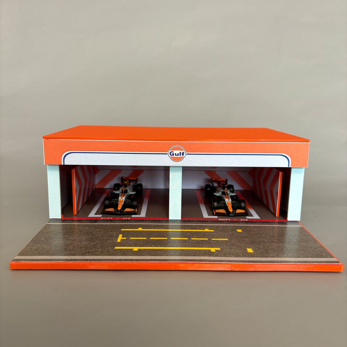 Pit Garage Diorama Gulf Pit Garage Diorama Garage Diorama F1 Garage ...
