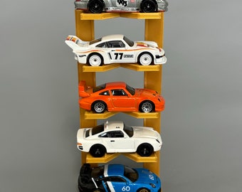 Stand for 10 Cars Hot Wheels Car Display Stand 1/64 Scale Model Car ...