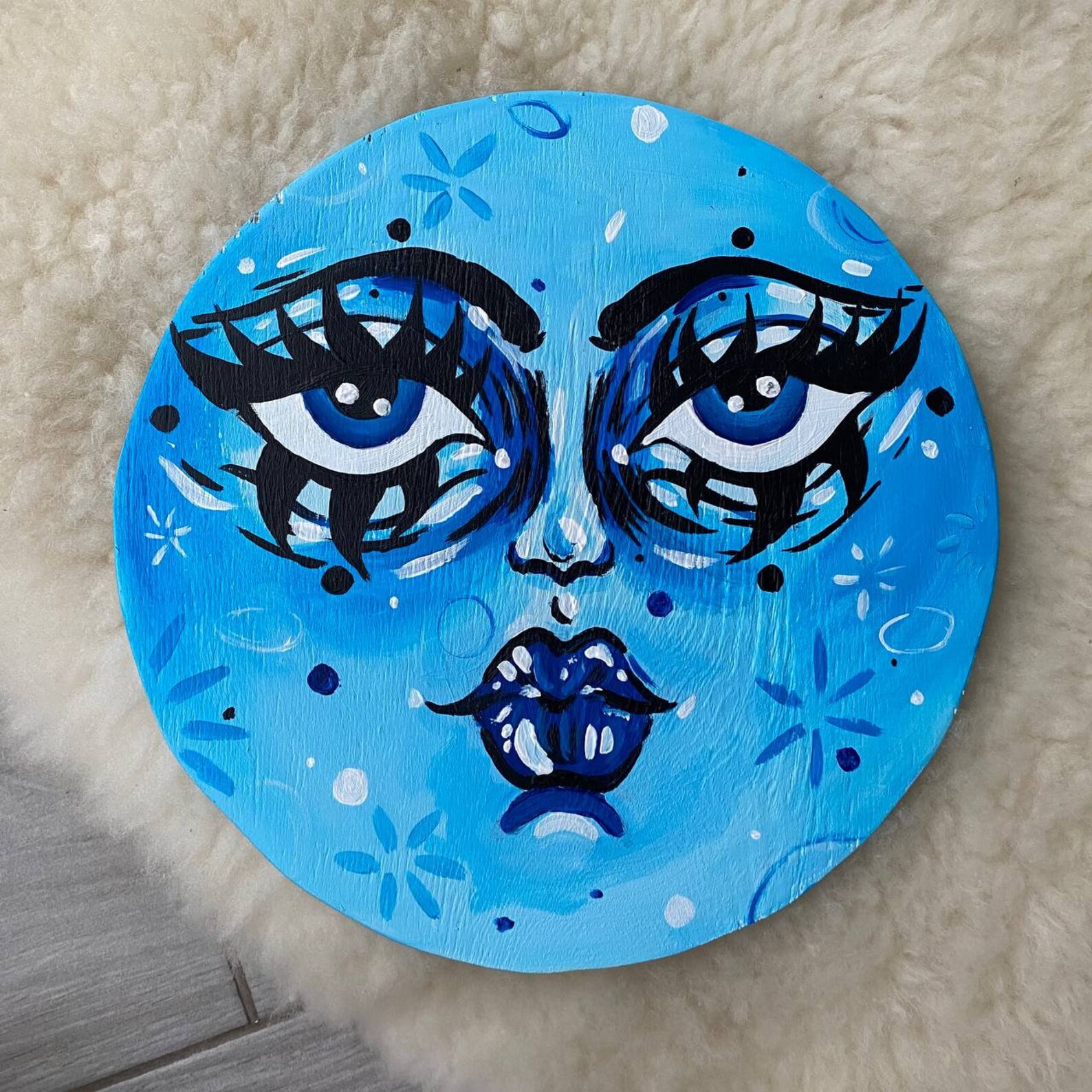 Full Moon, Moon, Astrology, Cartoon Moon, Art Wood - Etsy