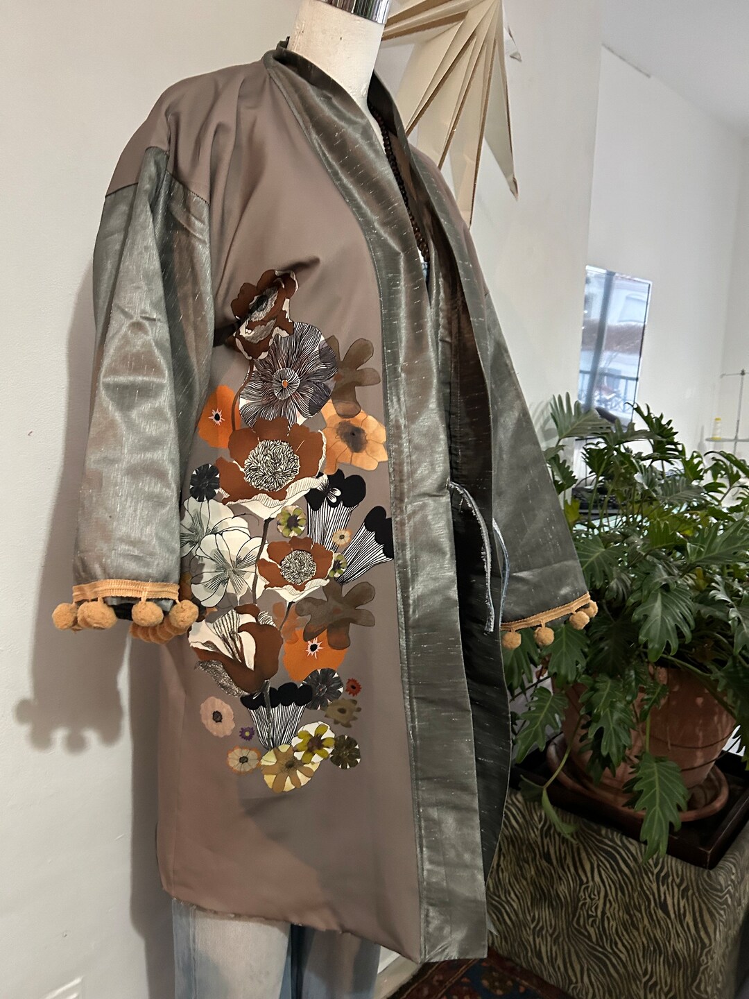 Wool Kimono Cardigan,women Boho Wrap Cardigan Top,unisex,maxi Boho ...