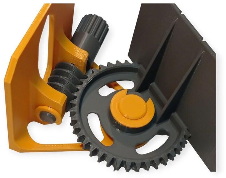 Worm Gear Phone Stand STL File – 3D Printable Adjustable Holder for ...