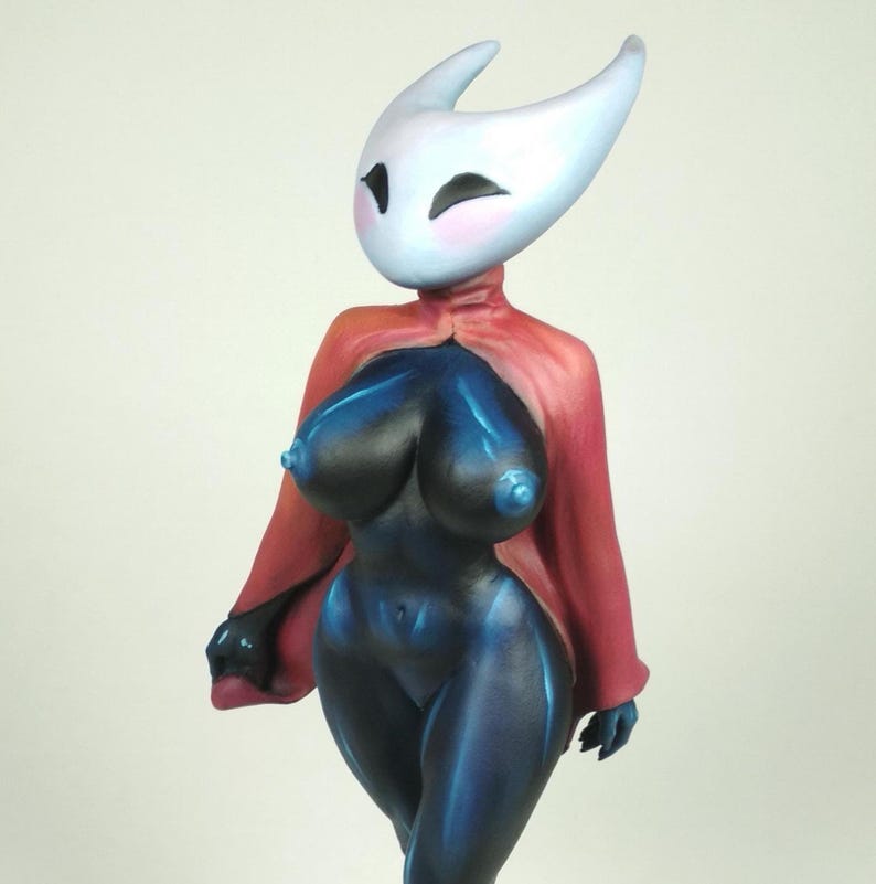 Figura madura de Hornet Hollow Knight NSFW Escultura de arcilla polimérica personalizada - Etsy ...