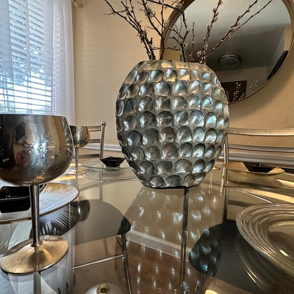 Pearlized Vase - Etsy