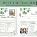 Meet the Teacher Templates | Editable Modern Boho Plants Decor Editable ...