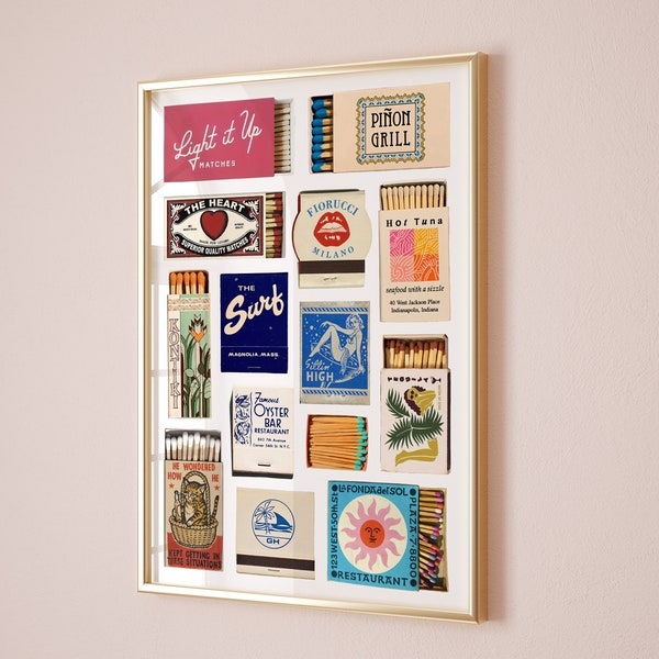 Matchbox Art - Etsy