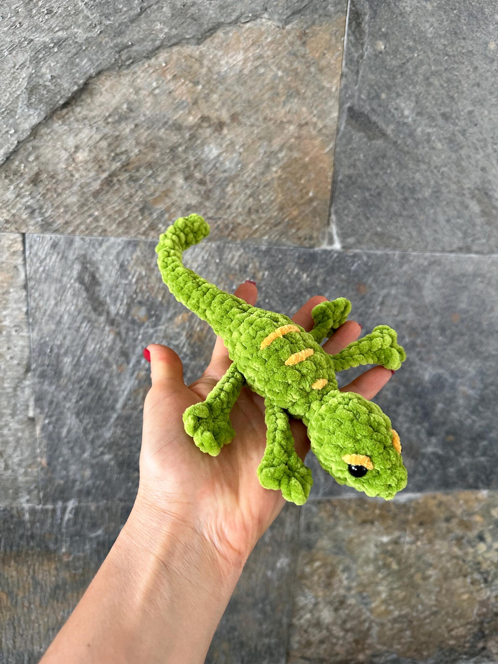 CROCHET PATTERN "lizard". English PDF Pattern. No-sew Amigurumi Toy ...