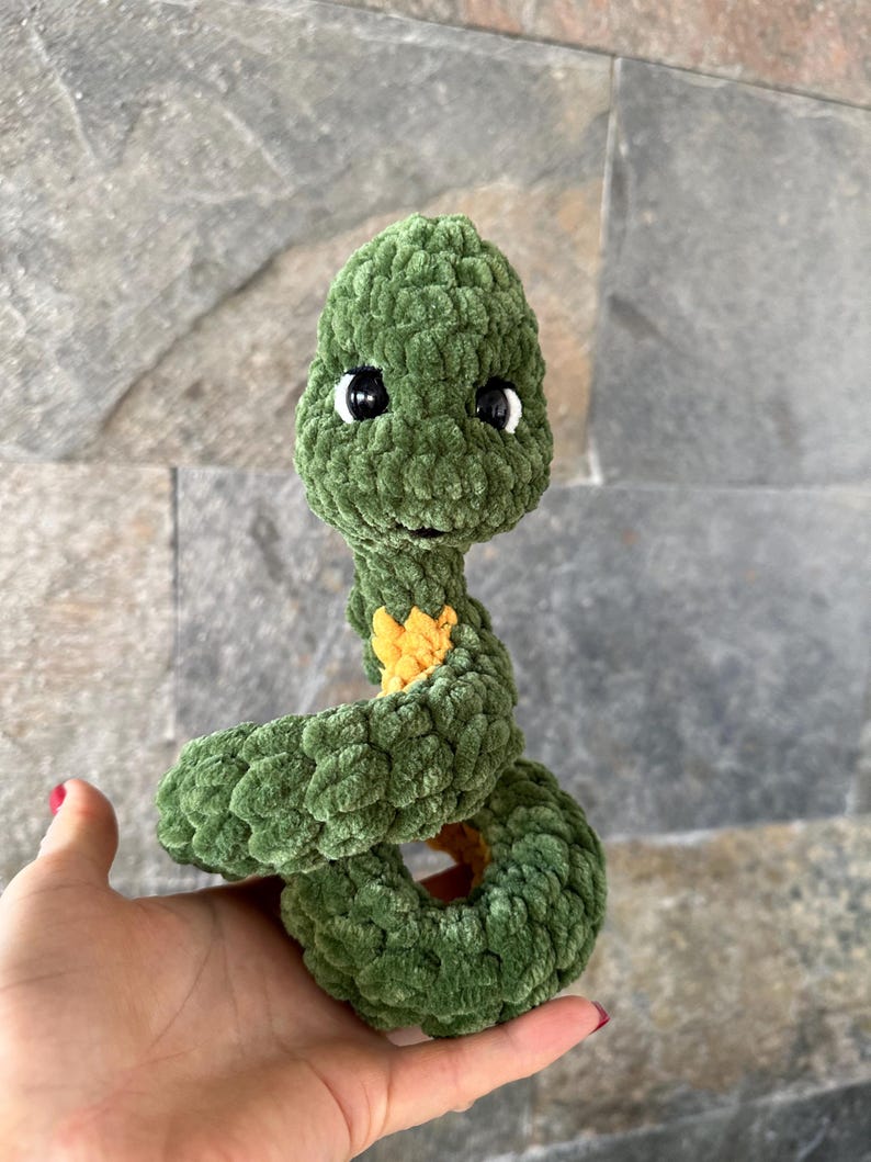 No-sew CROCHET PATTERN "snake". English PDF Pattern. Amigurumi Toy ...