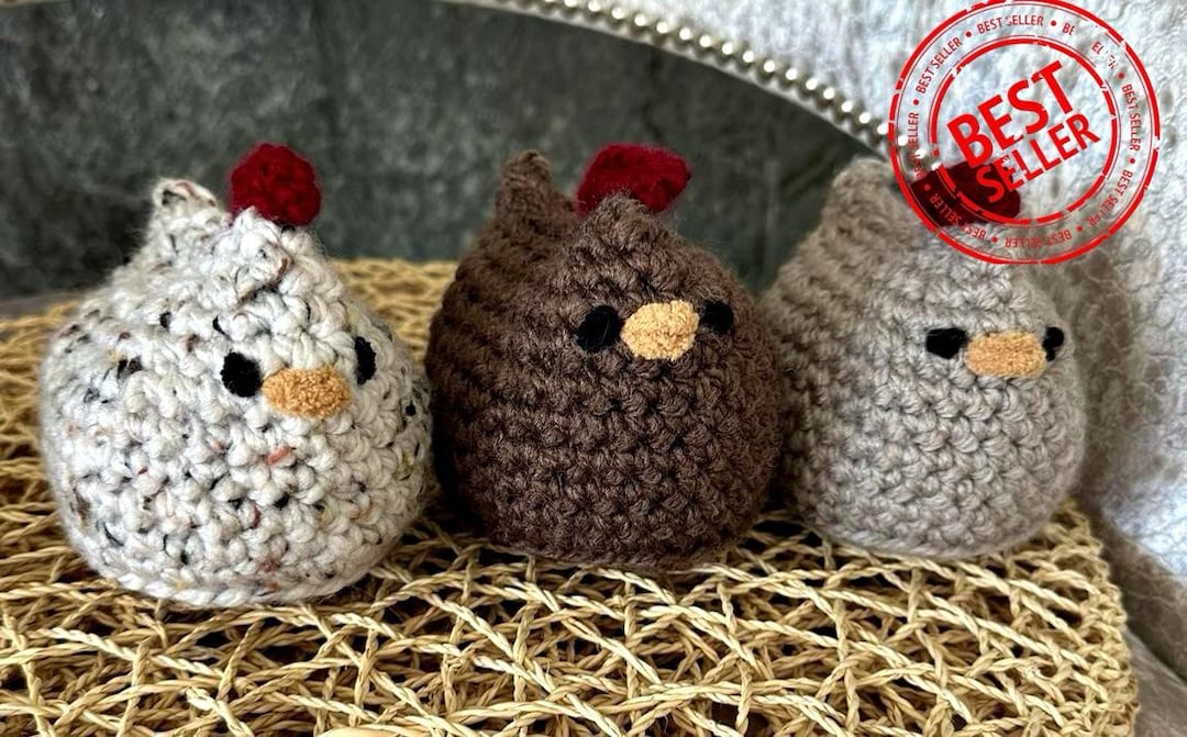 CROCHET PATTERN "cute Chicken". Сhicken Crochet Pattern. Amigurumi ...