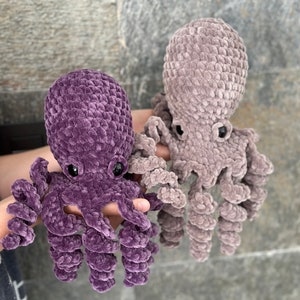 CROCHET PATTERN Octopus. Big Octopus. English PDF Pattern With Photos ...
