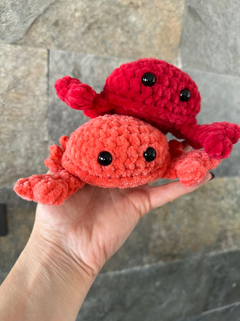 CROCHET PATTERN "crab". English PDF Pattern. Amigurumi Toy. Plushies ...