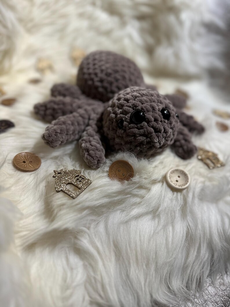 CROCHET PATTERN Spider. English PDF Pattern With Photos. Amigurumi ...