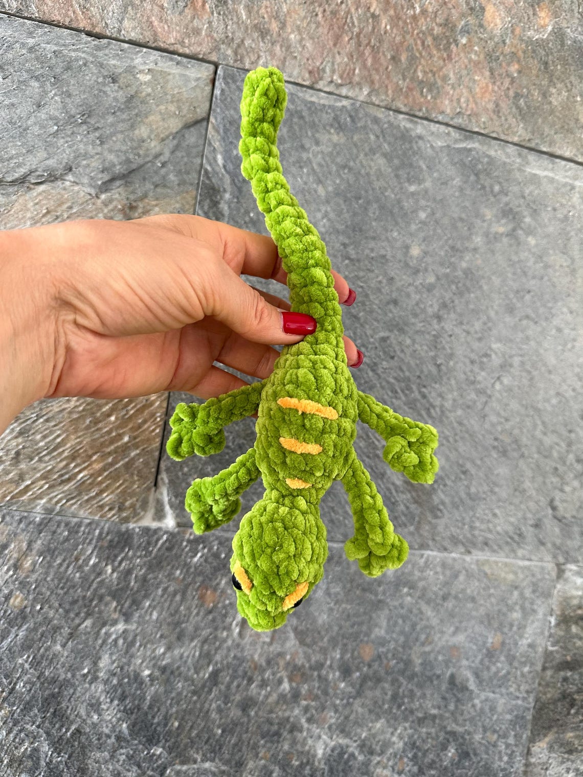 CROCHET PATTERN "lizard". English PDF Pattern. No-sew Amigurumi Toy ...